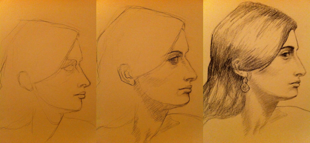 Drawing progression - Lance Glasser